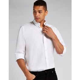 Classic Fit Long Sleeve Workforce Shirt by Kustom Kit at XAMAX®