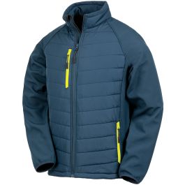 Compass Padded Softshell Jacket by Result Genuine Recycled at XAMAX®